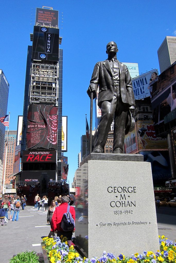 George M. Cohan Statue - Clio