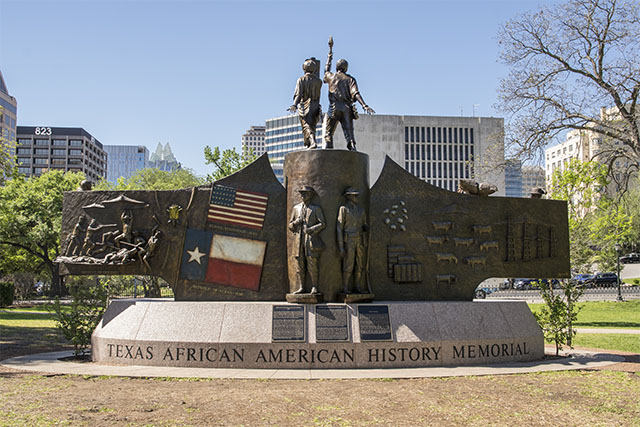 The Texas African-American Monument at the Texas Capitol - Clio