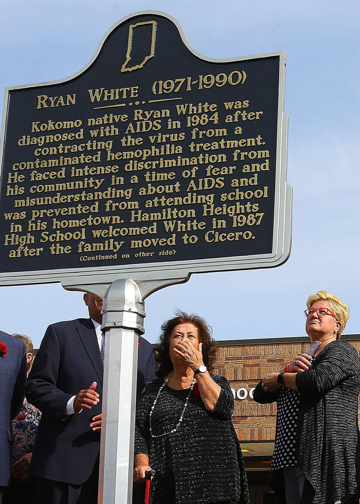 Ryan White (1971-1990) Historical Marker - Clio