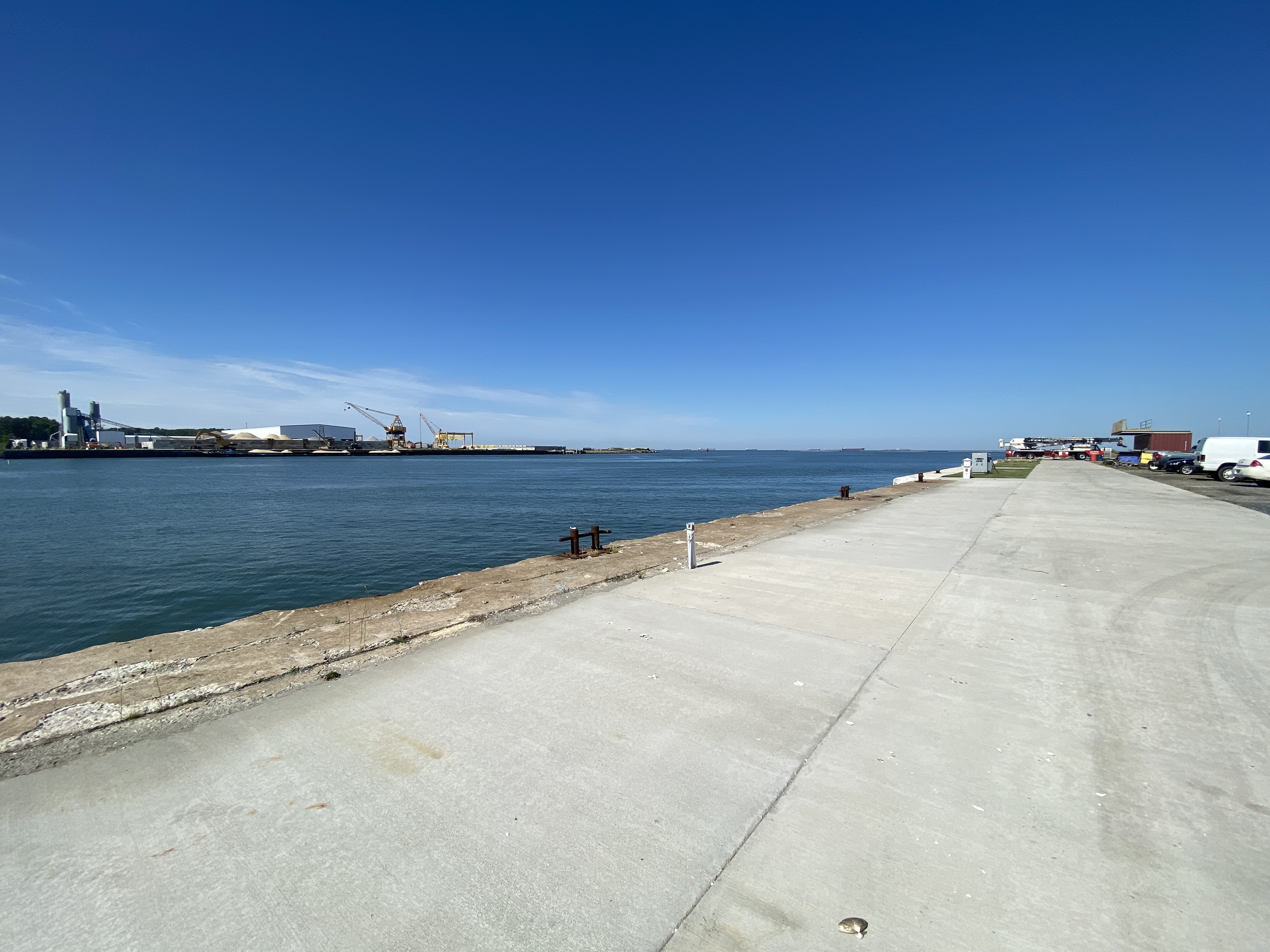 Railroad and Ferry Terminuses at Cape Charles Harbor - Clio