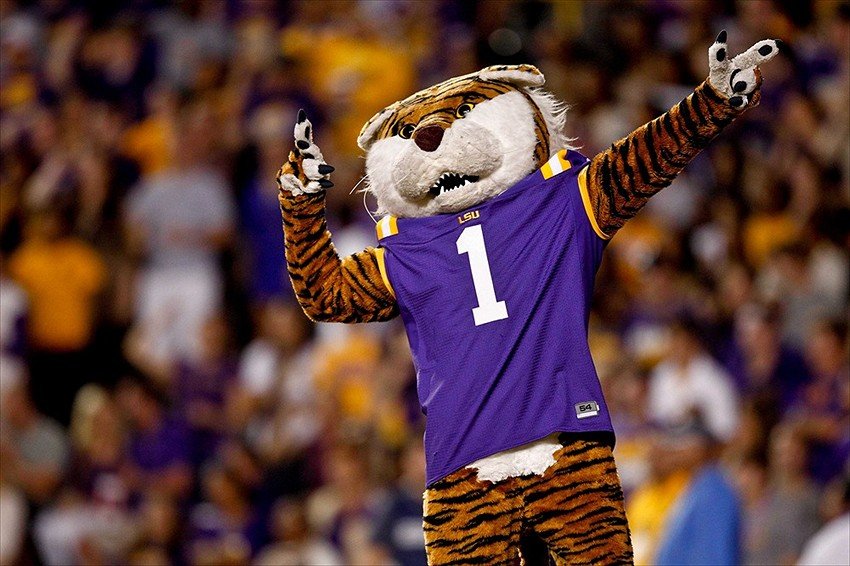LSU Tigers Mascot, Louisiana State University, Baton Rouge, Louisiana ...