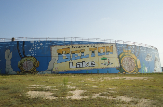 Belton Dam Mural - Clio