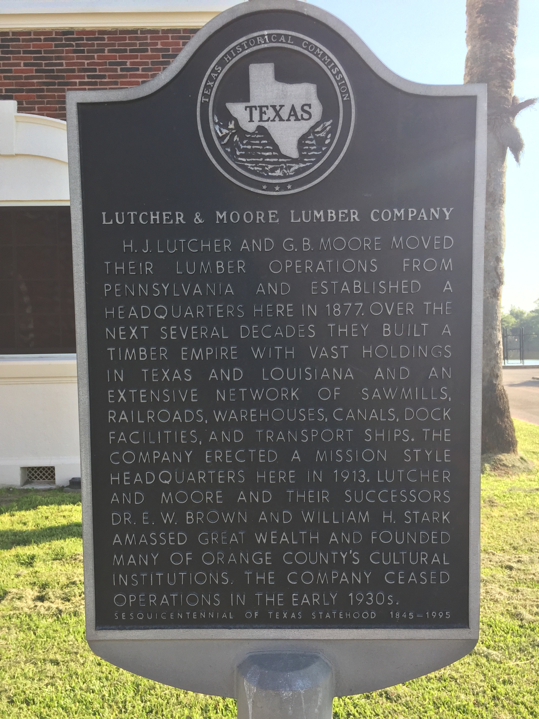 Lutcher & Moore Lumber Company Office - Clio