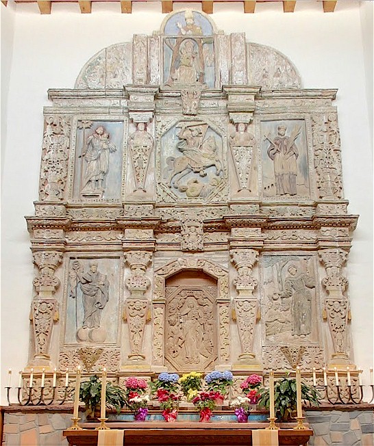 Cristo Rey Catholic Church and Reredos of Our Lady of Light - Clio