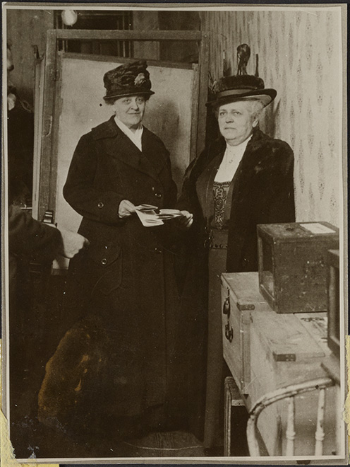 Gravesite of Carrie Chapman Catt and Mary Garrett Hay - Clio