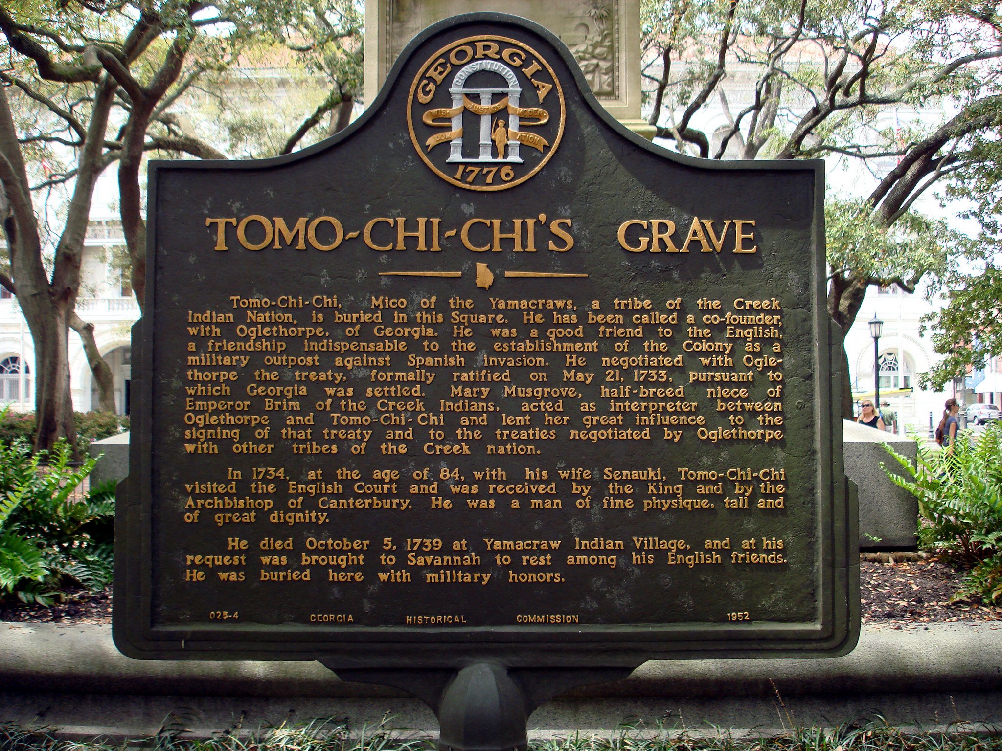 Tomo Chi-Chi's Grave Marker/Monument - Clio
