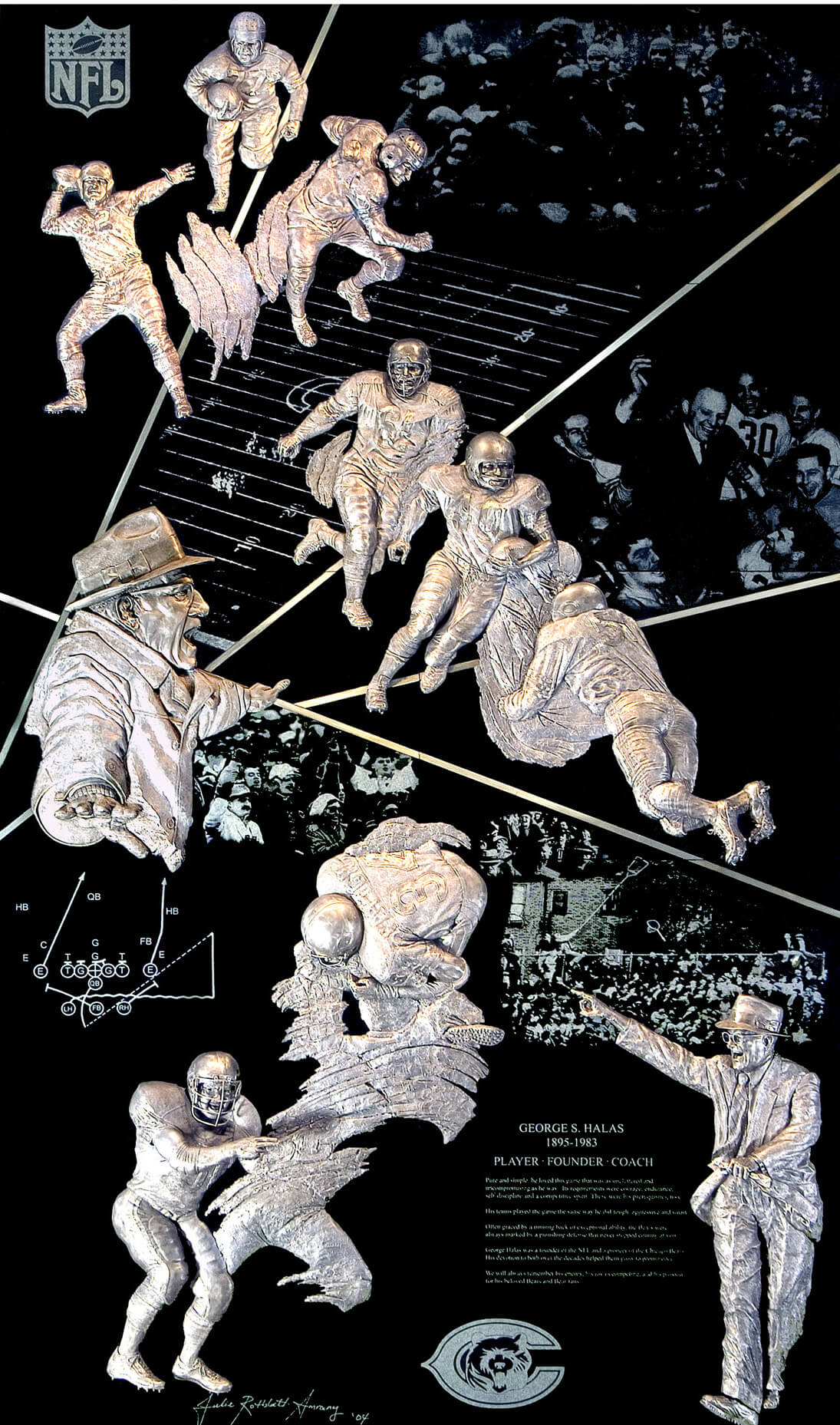 George Halas Memorial - Clio