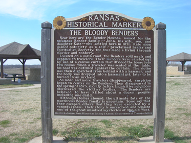 The Bloody Benders Historical Marker - Clio