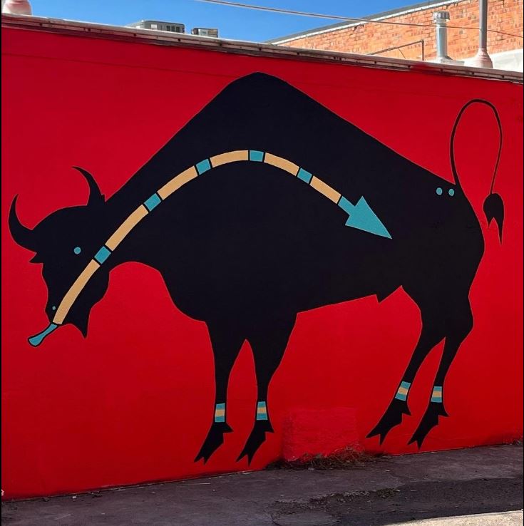Miss Blackfeet Nation/Buffalo-Elk Murals - Clio