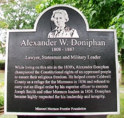 Alexander W. Doniphan Historical Marker - Clio