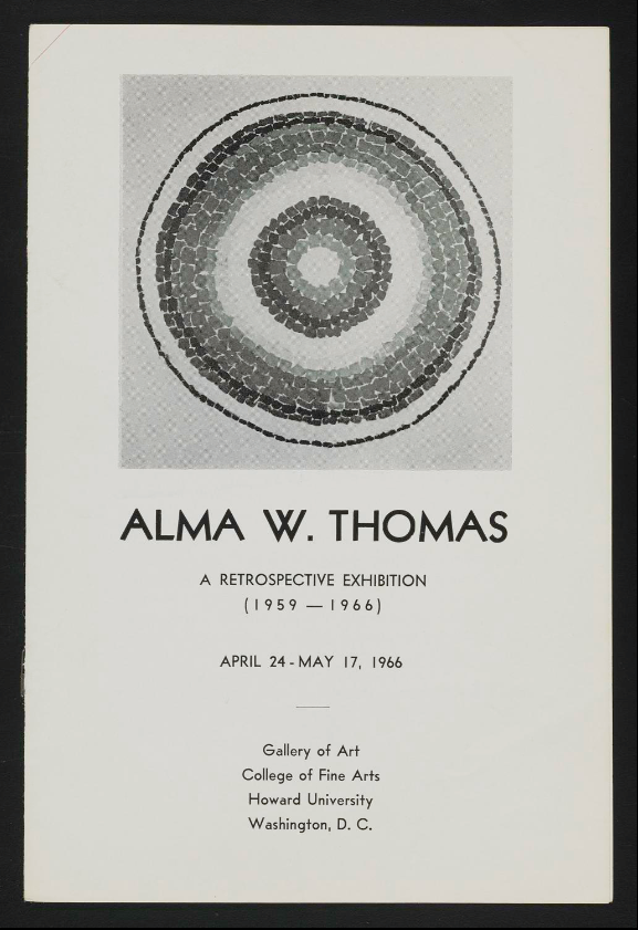 Alma Thomas at Howard University - Clio