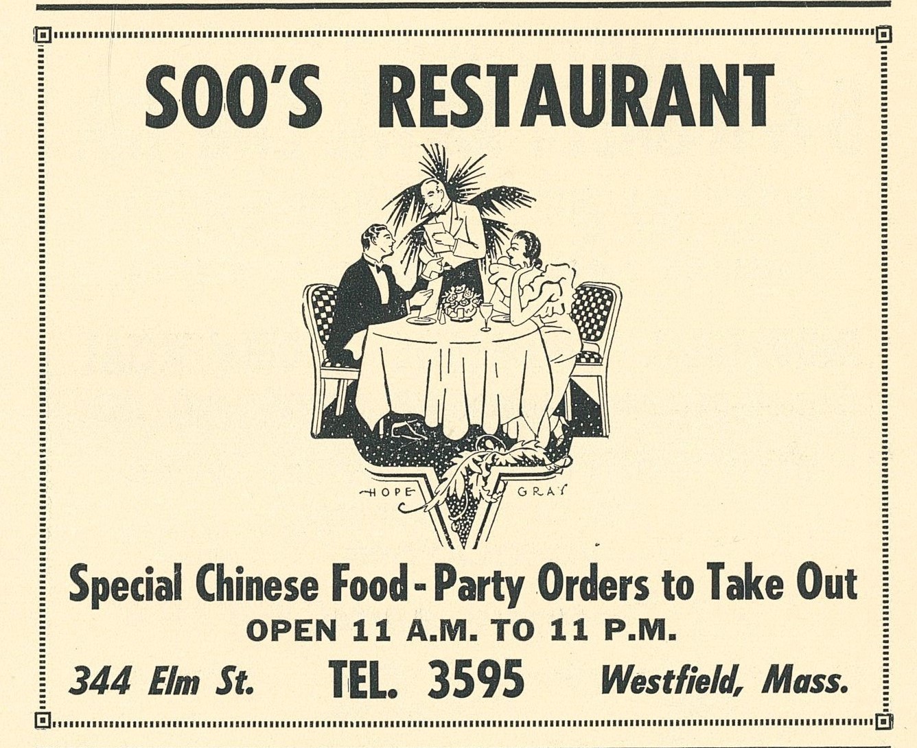 So's Chinese American Restaurant -- Historical Location - Clio