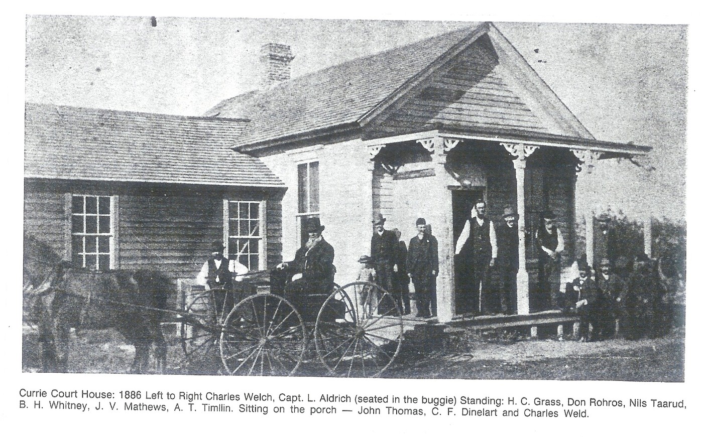 Replica of the First Murray County Courthouse - Clio