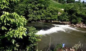 The Falls of Twelve Pole/ Dickson Dam and Grist Mill/ Collapse of the ...