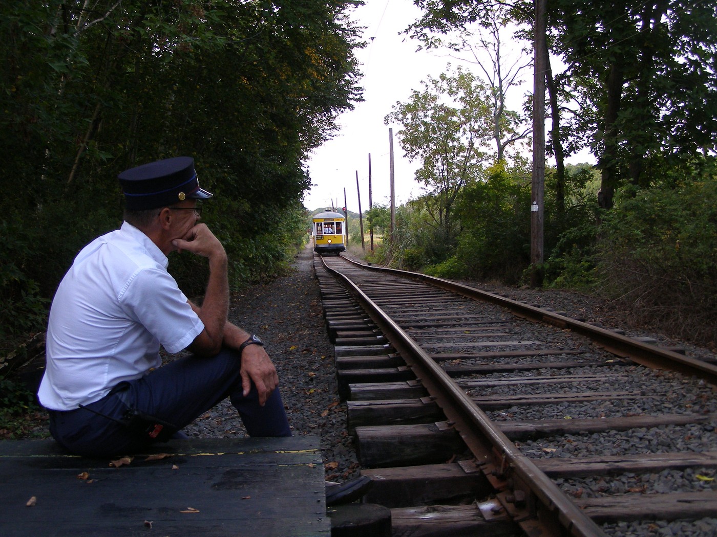 End of Line Trolley Stop - Clio