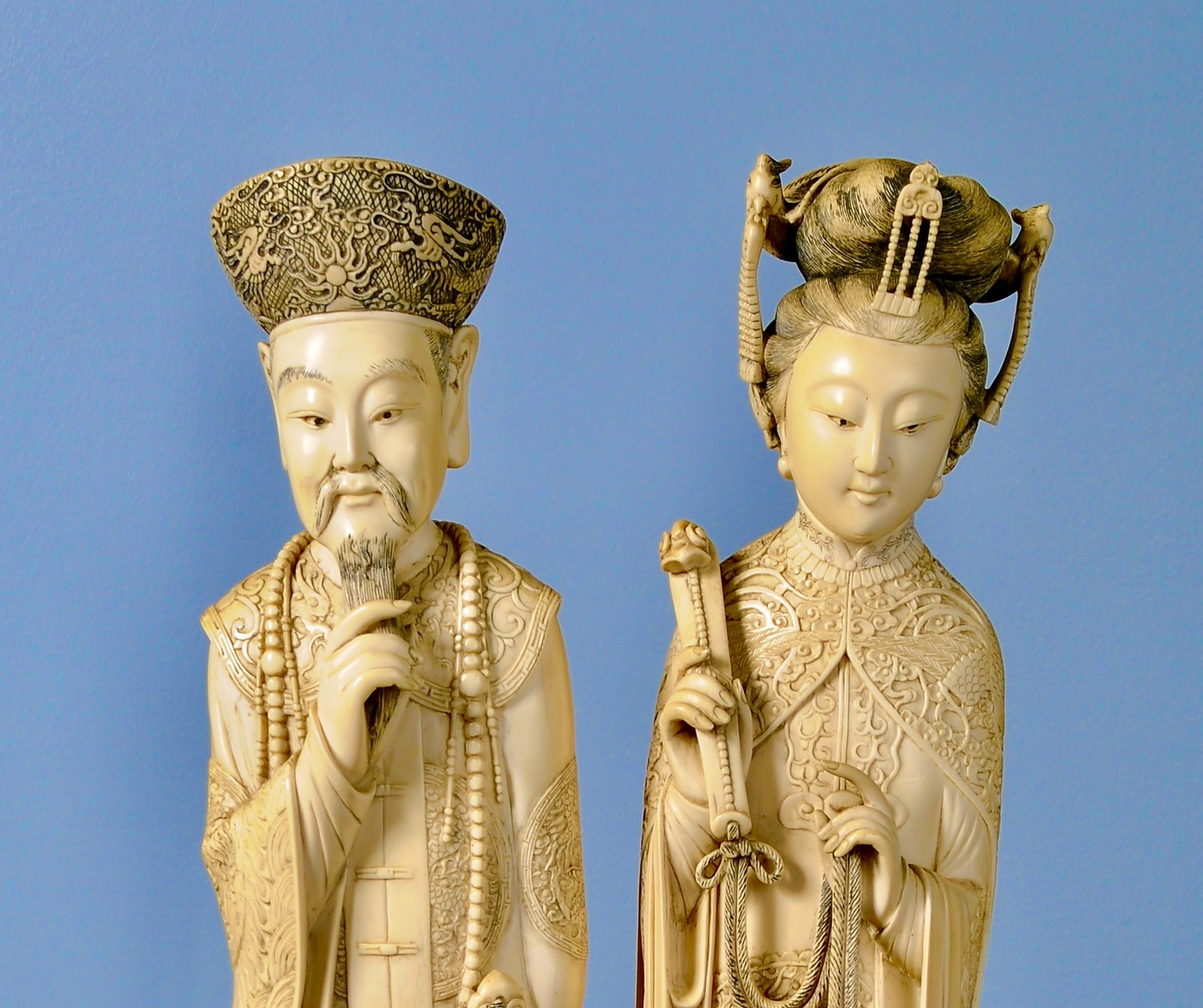 Chinese Carved Ivory - Clio
