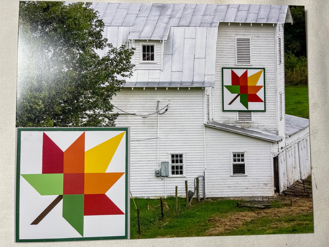Hoover Barn Quilt - Clio