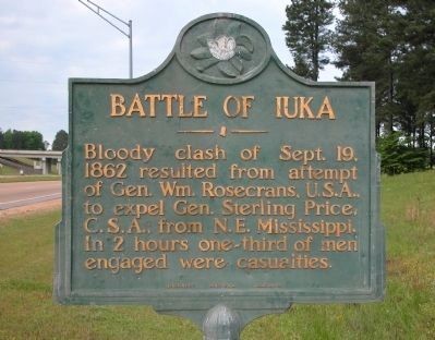 Battle of Iuka Historical Marker - Clio