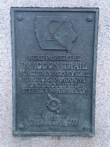 Dragoon Trail Historical Site Marker No. 7 - Clio