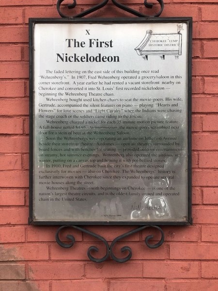The First Nickelodeon Historical Marker - Clio
