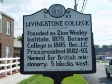 Livingstone College Historical Marker - Clio