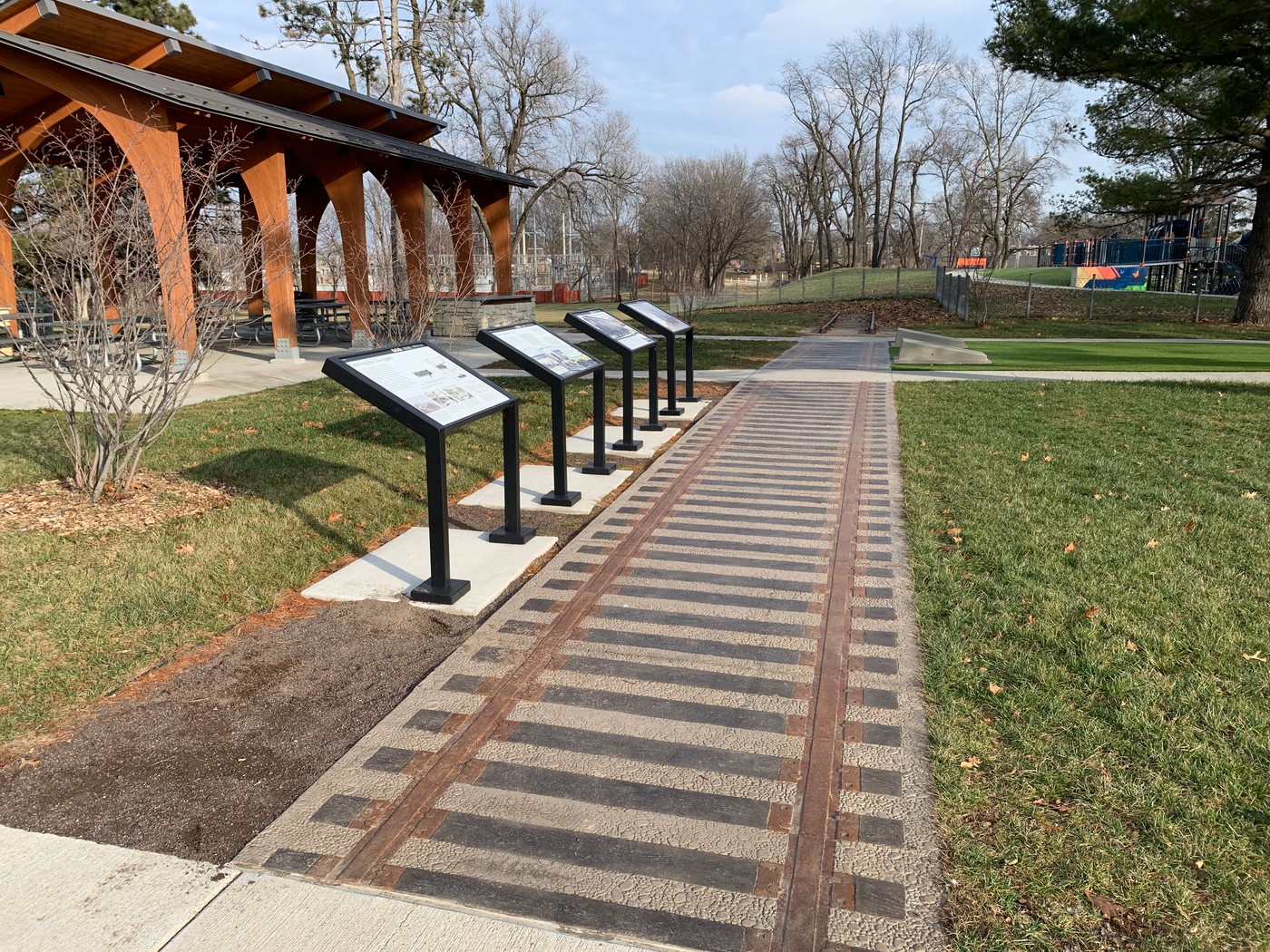 Strang Park and Historical Markers - Clio