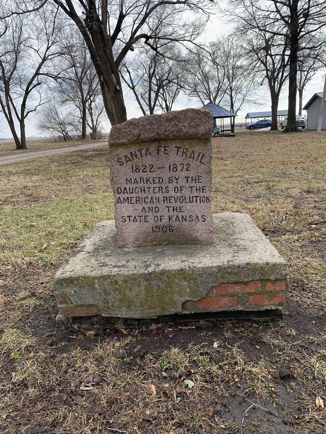 Santa Fe Trail Marker #15; Scranton, Kansas - Clio