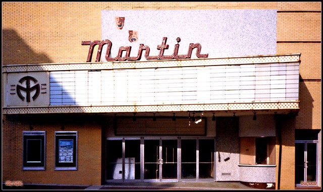 Sammy T’s/Martin Bar & Bistro, former Martin Movie Theater, c. 1960 - Clio