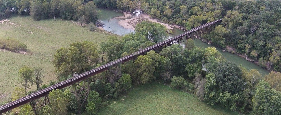 Gasconade River Bridge near Freeburg, Missouri - Clio