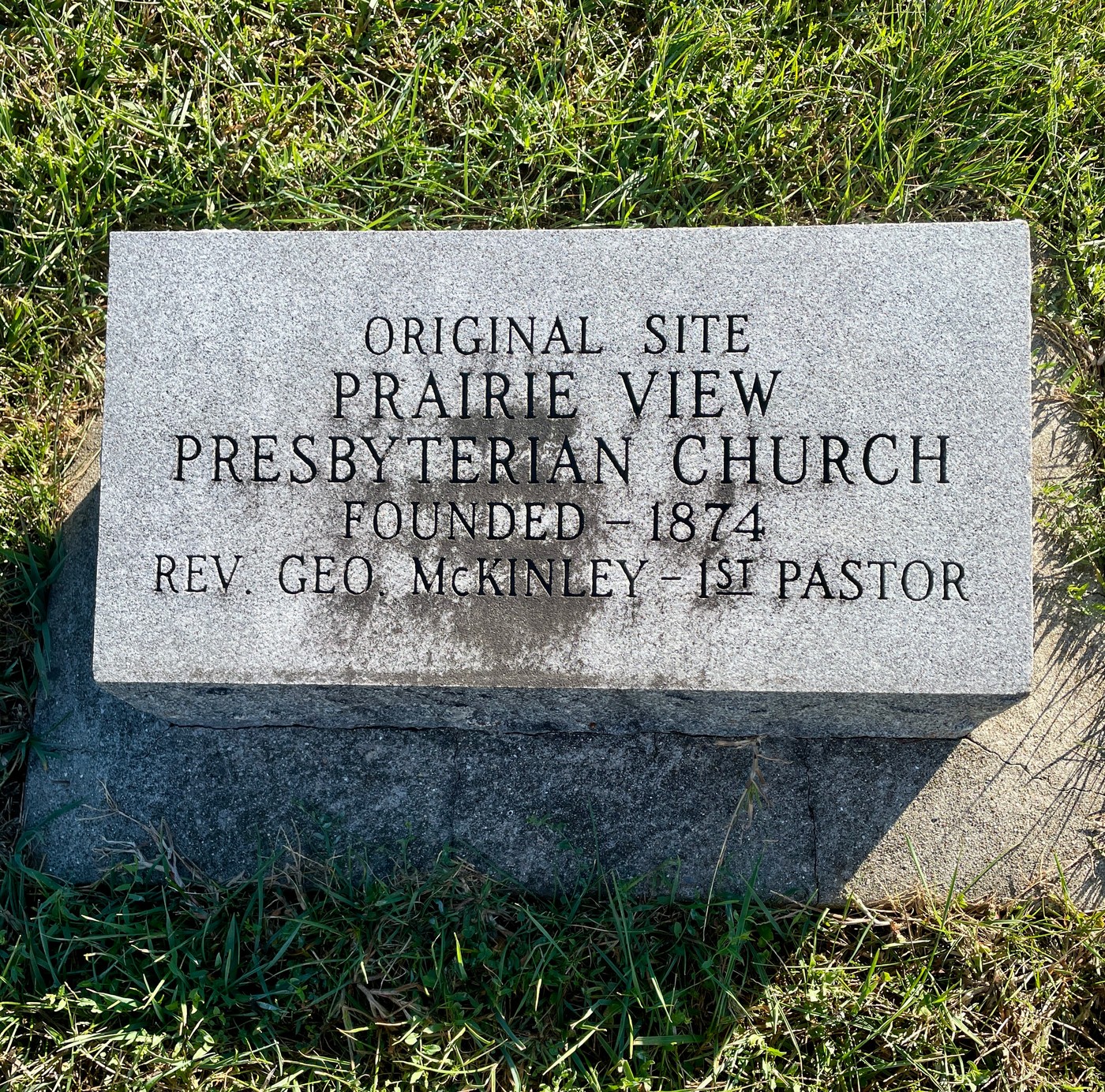 Prarie View Presbyterian Church site (Prarie View Cemetery) - Clio