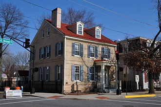 The Isaac Collins House Historical Marker - Clio