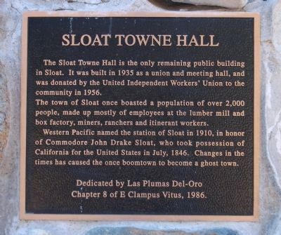 Sloat Towne Hall - Clio