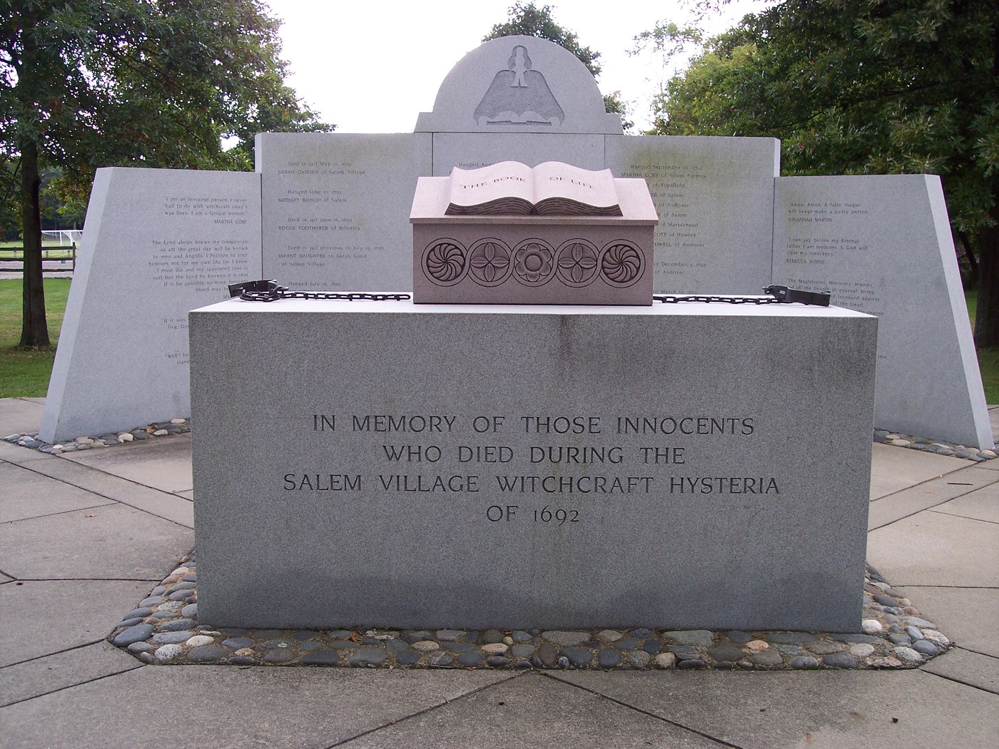 Salem Witch Trials Memorial - Clio