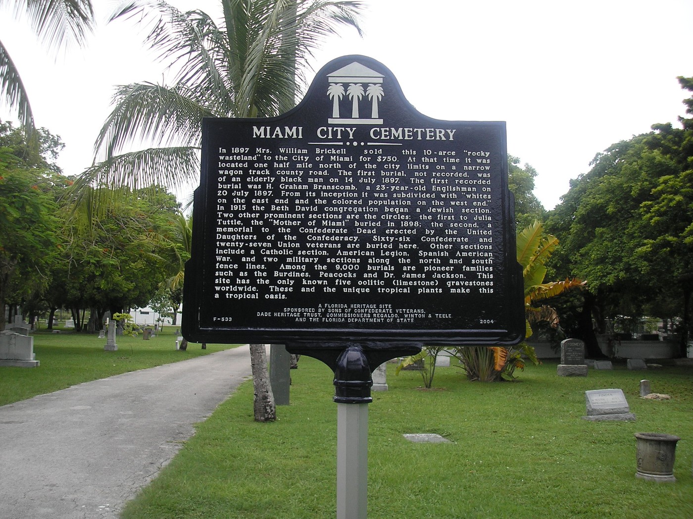Miami City Cemetery - Clio