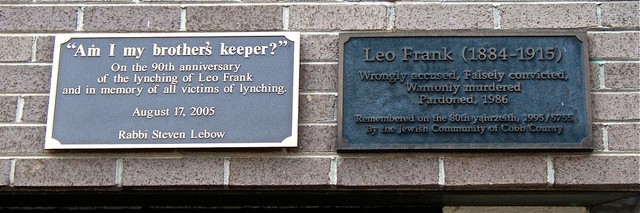 Lynching of Leo Frank (1915) Historical Marker - Clio