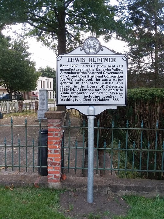 Lewis Ruffner Highway Historical Marker - Clio