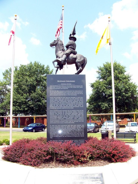 10th Cavalry "Buffalo Soldiers" Memorial - Clio