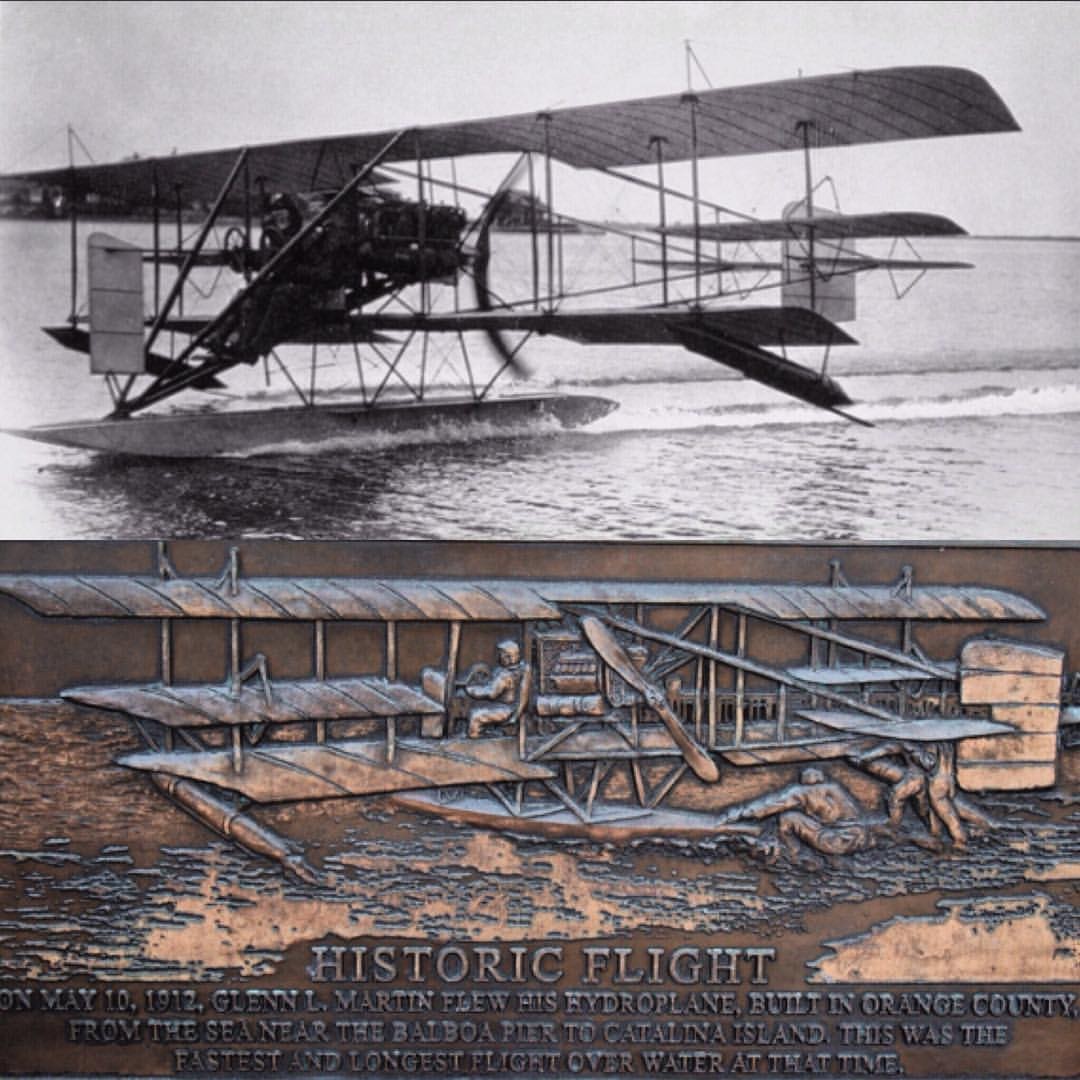 Site of First Water-to-Water Flight - Clio