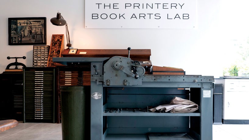 The Printery Book Arts Lab at Central Print - Clio
