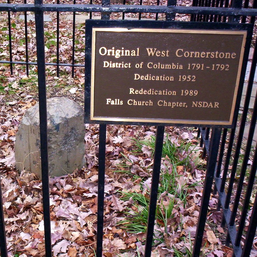 Andrew Ellicott Park and the West Cornerstone, Boundary Markers of the ...
