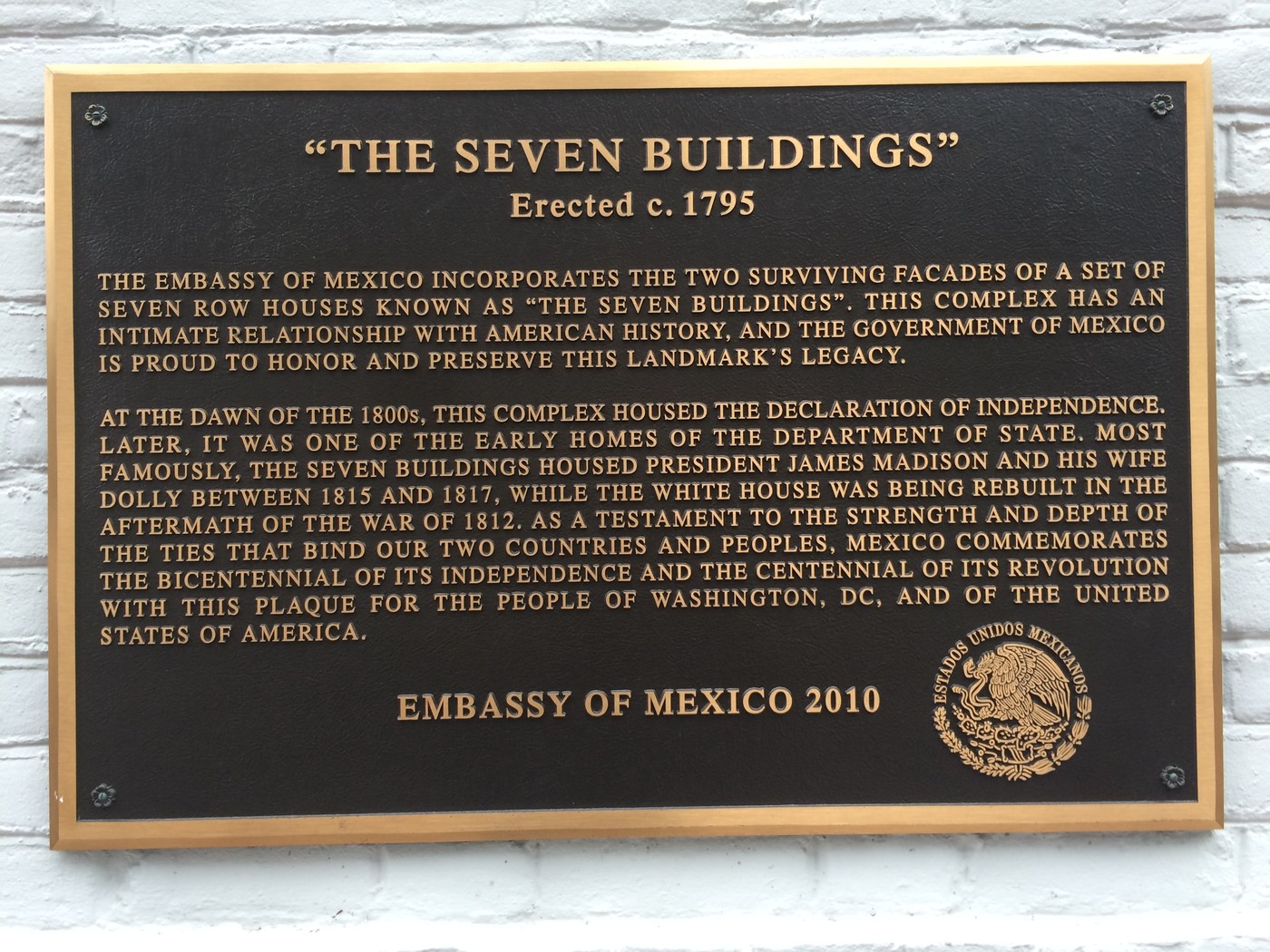Seven Buildings Historical Marker - Clio