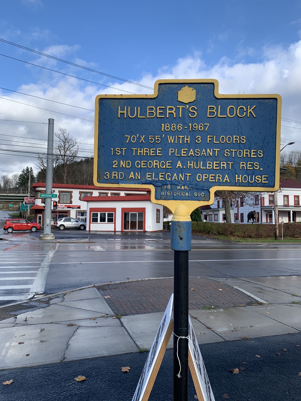 Hulbert's Block (Marathon, NY) - Clio
