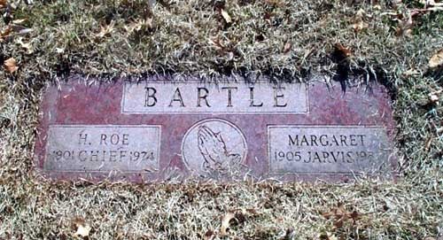 Gravesite of Harold Roe Bennett Sturdyvant Bartle - Clio