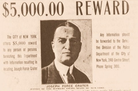 Last Sighting of Judge Joseph Crater, 1930 (formerly Haas' Chophouse ...