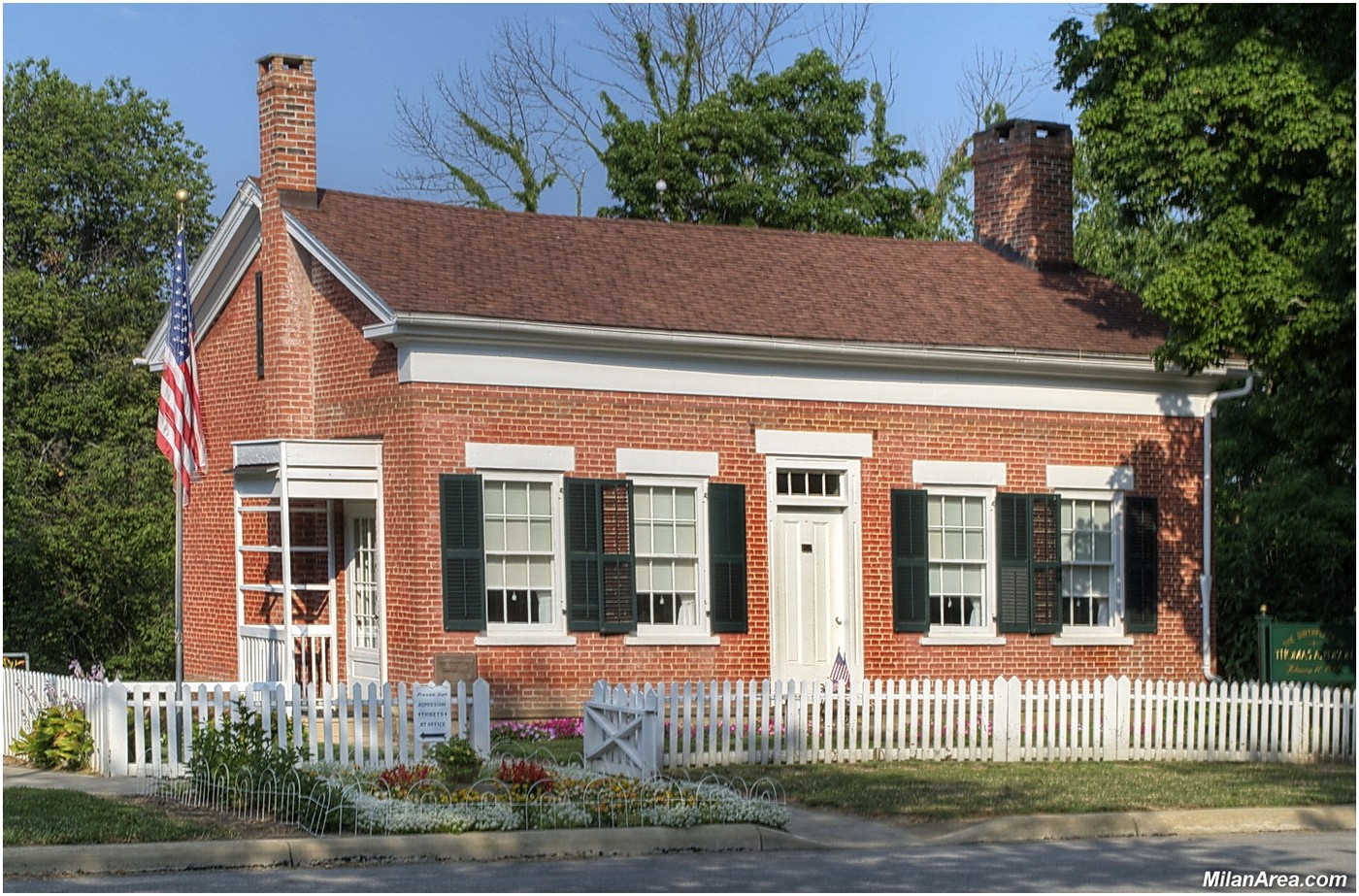 Thomas Edison Birthplace Thomas Alva Edison Birthplace Milan Ohio