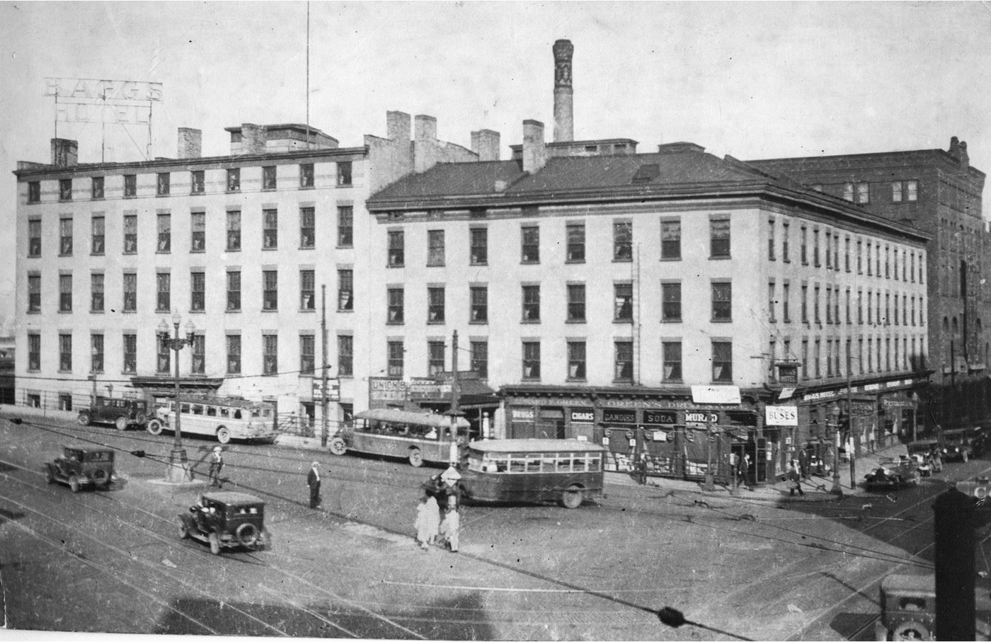 Bagg's Hotel and Proctor Memorial Building in Bagg Square Commemorative ...