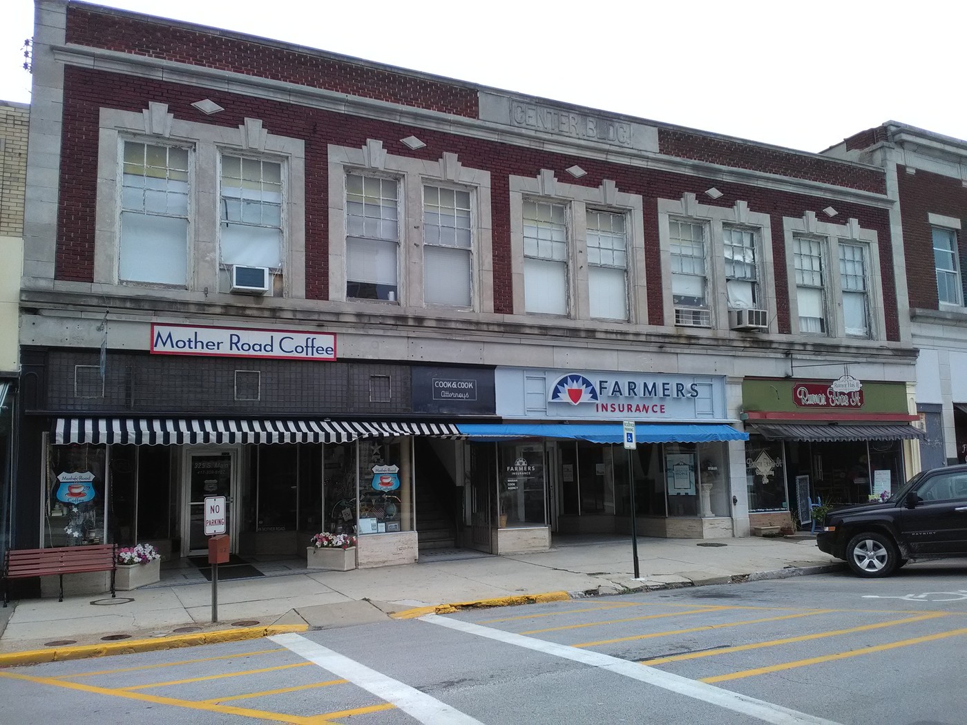 Center Building (former Regan Building), 319 - 321 - 325 South Main - Clio
