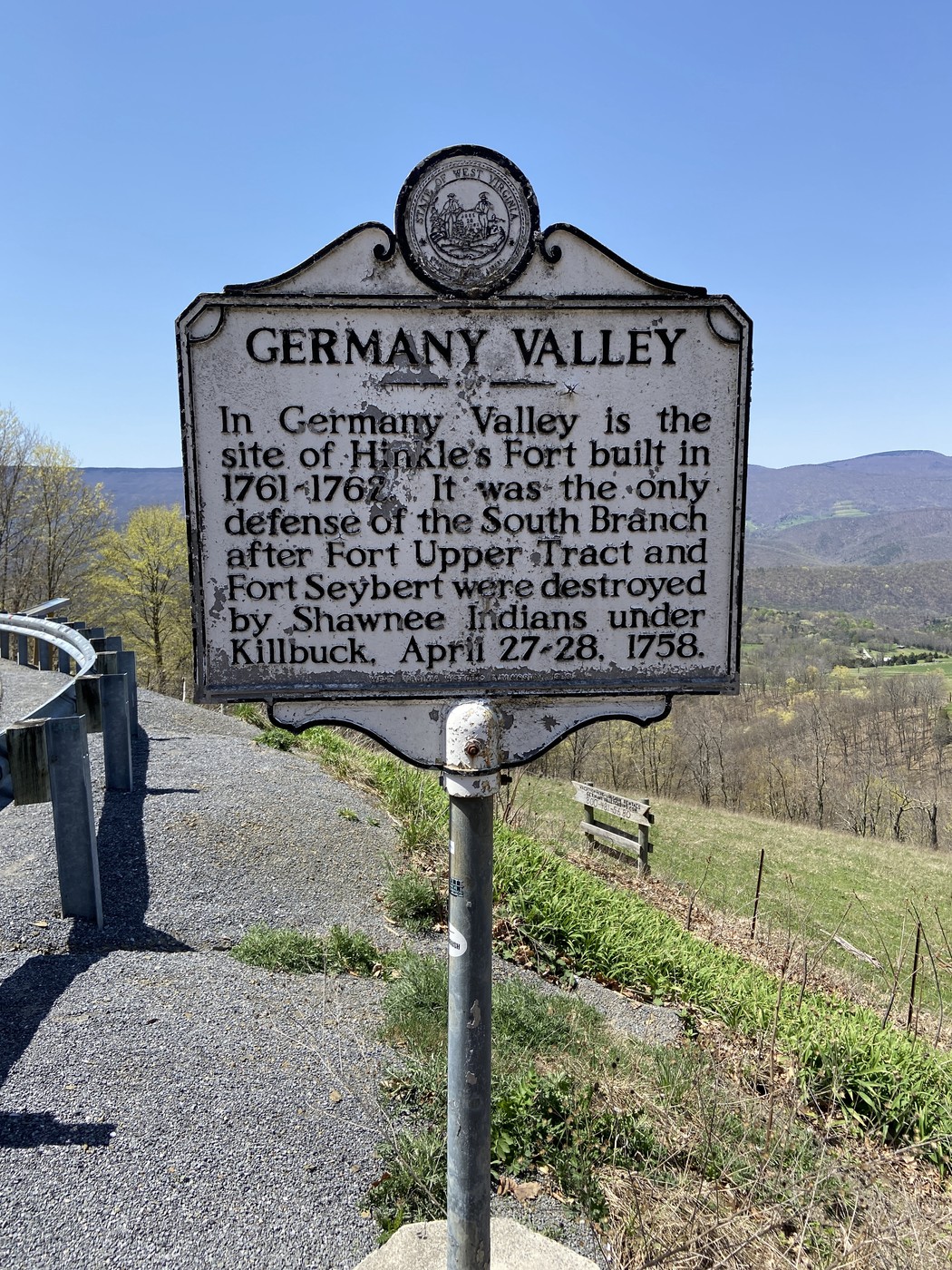 Germany Valley Historic Marker - Clio