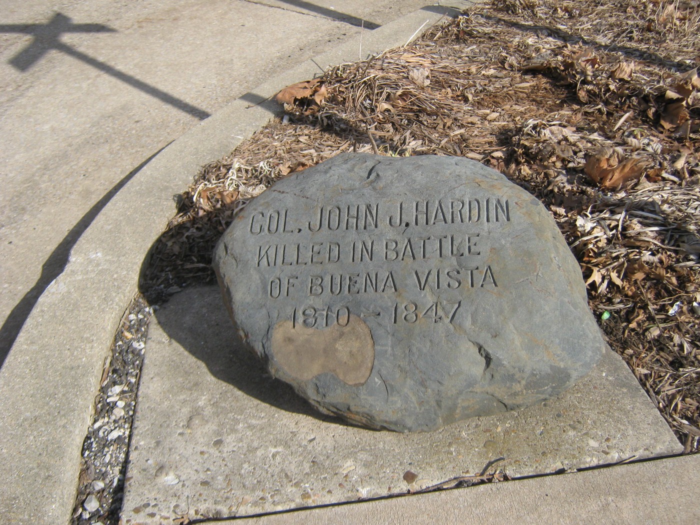 Former site of the home of John J. Hardin - Clio