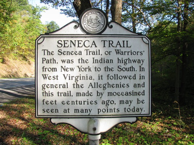 Seneca Trail Historical Marker - Clio